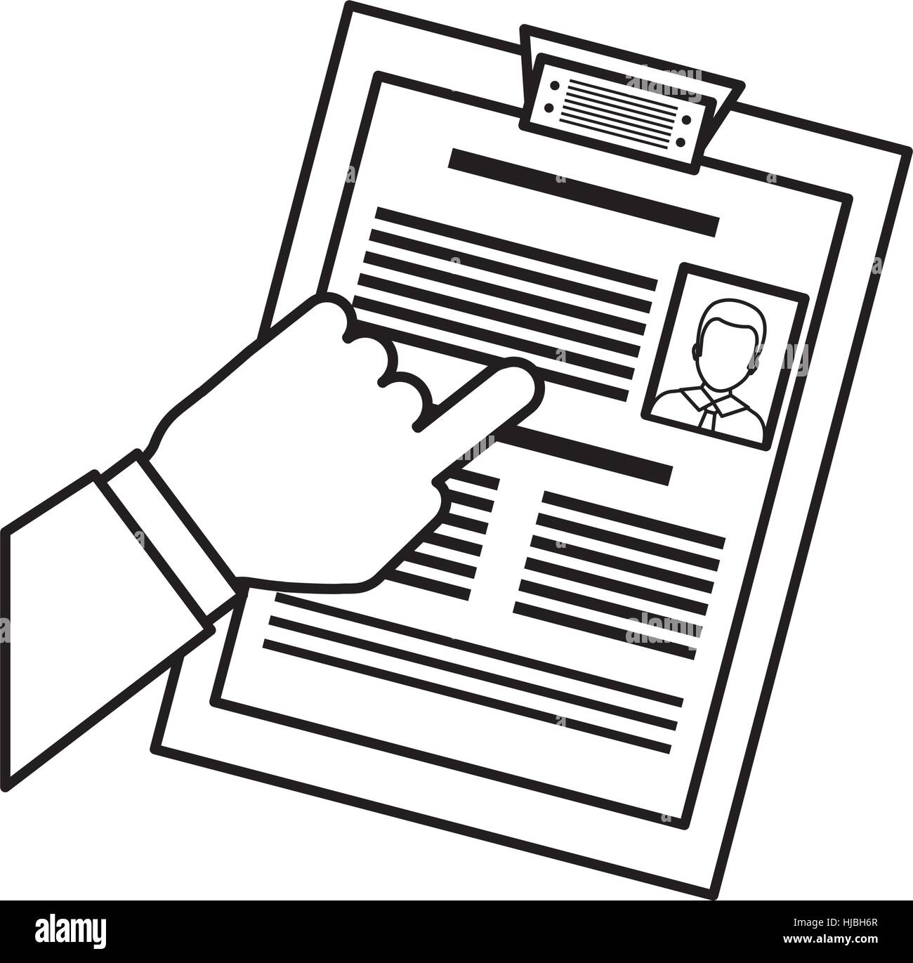 Business curriculum vitae icon vector illustration graphic design Stock ...