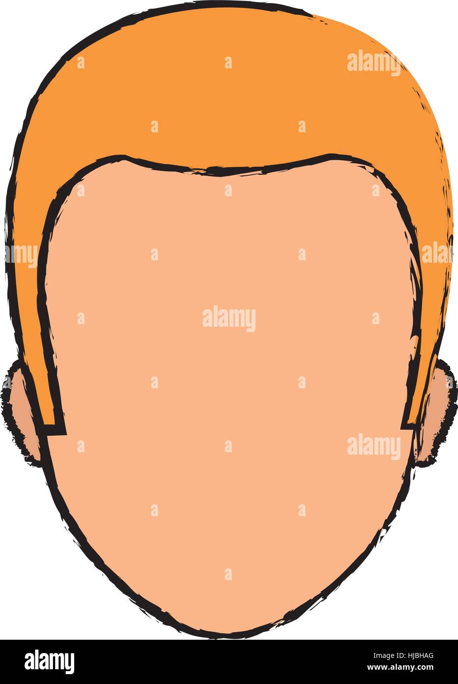 Male faceless head icon vector illustration graphic design Stock Vector ...