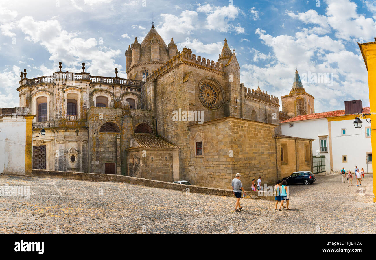 cathedral of Evora in Portugal Stock Photo - Alamy
