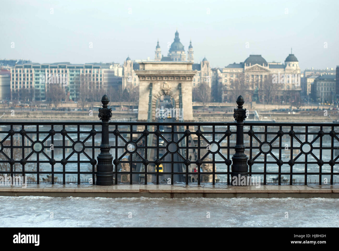 Chain bridge Budapest Stock Photo - Alamy