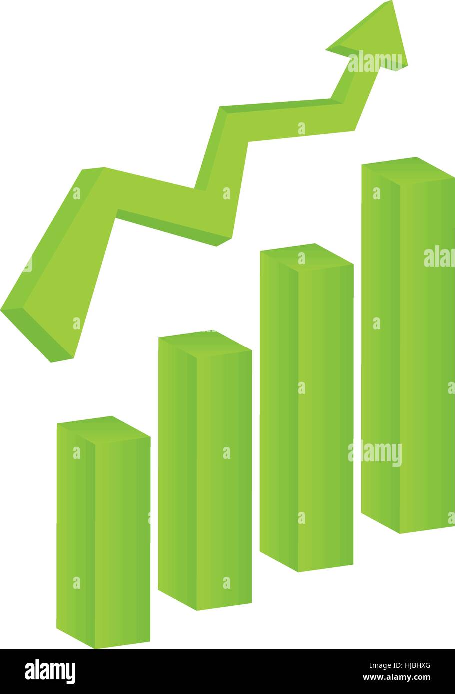 Growth up statistics icon vector illustration graphic design Stock ...