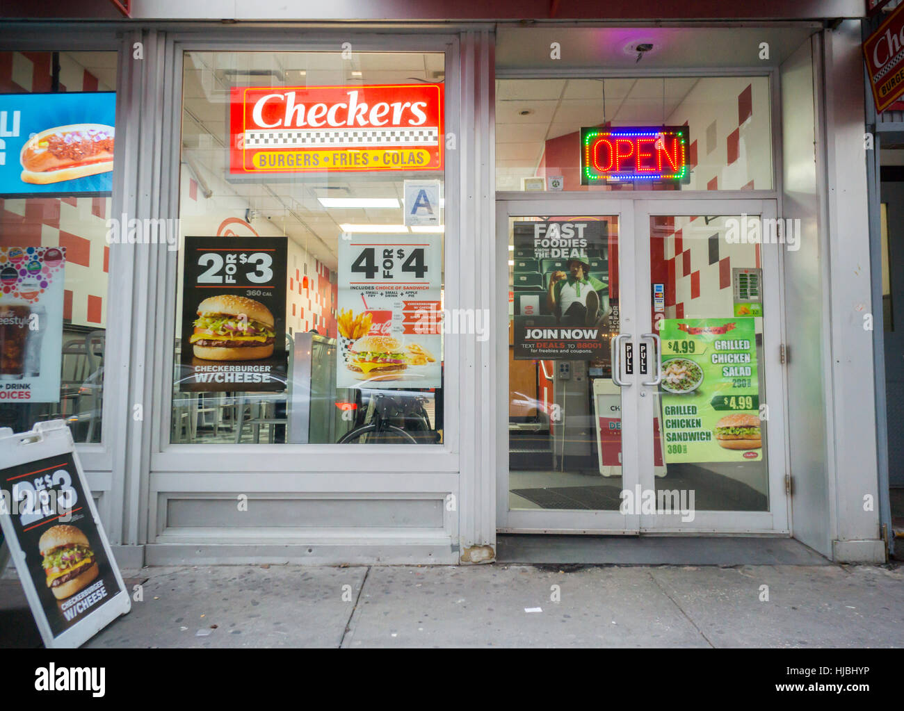 Checkers Restaurant Inside