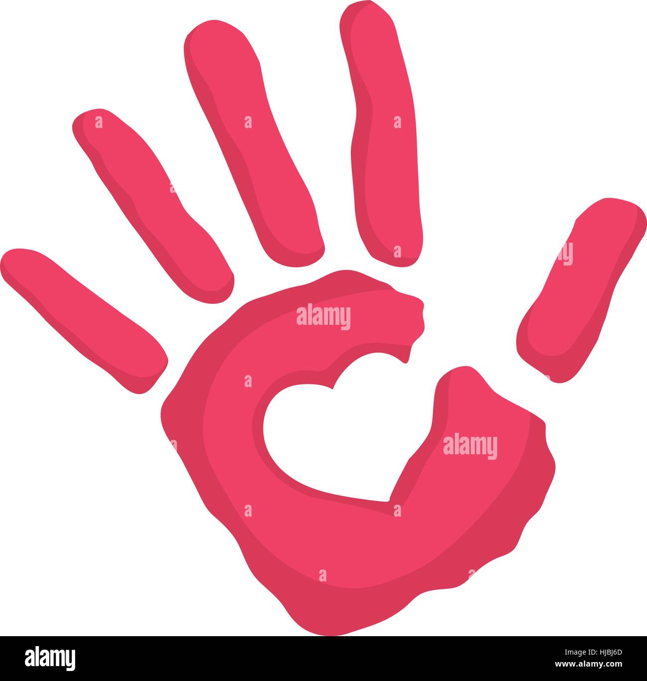 Human hand symbol icon vector illustration graphic design Stock Vector ...