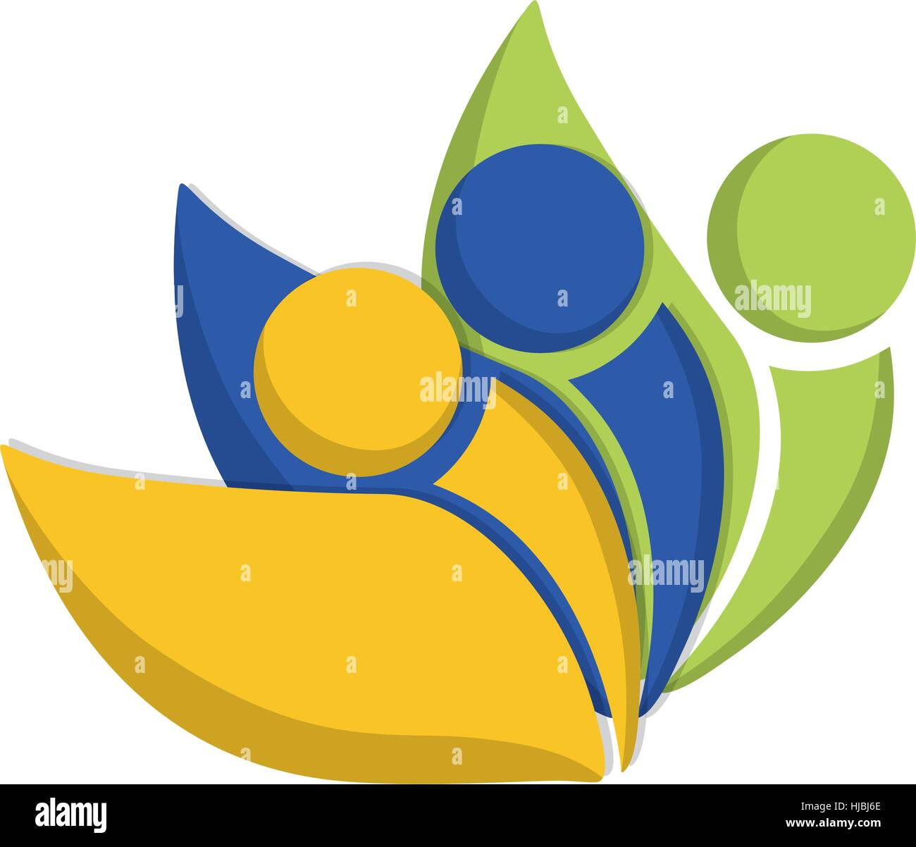 Abstract people symbol icon vector illustration graphic design Stock ...