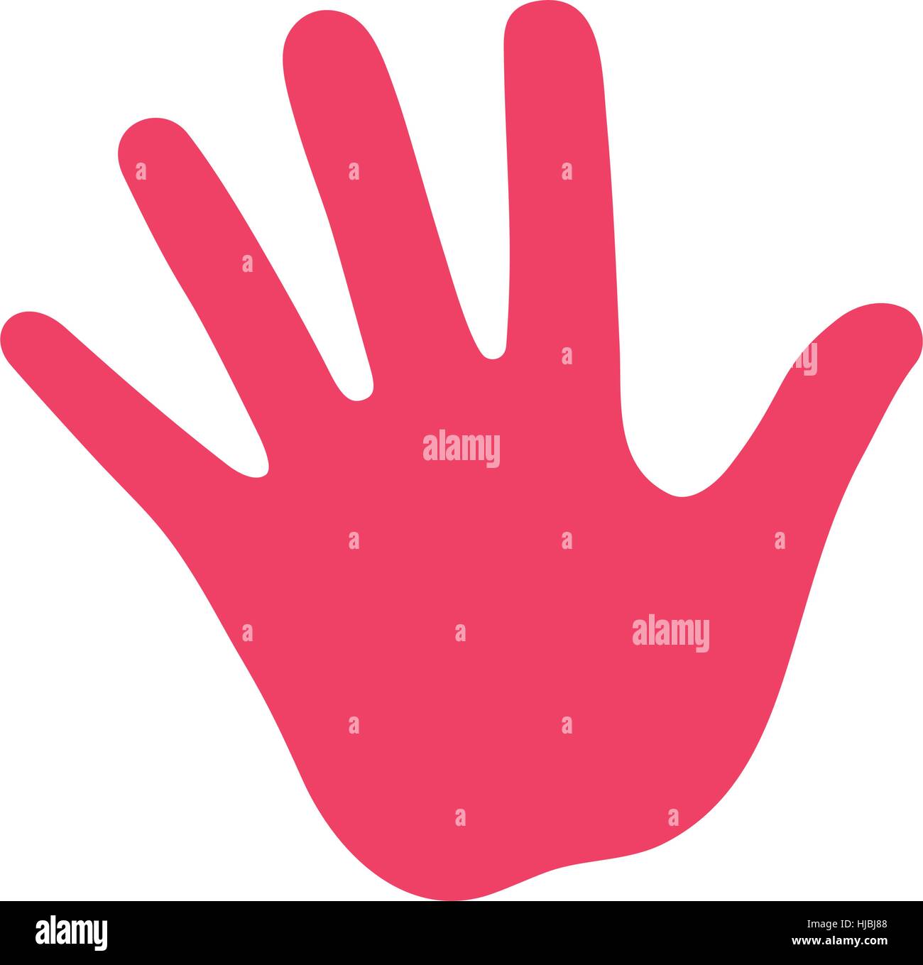 Human hand symbol icon vector illustration graphic design Stock Vector ...