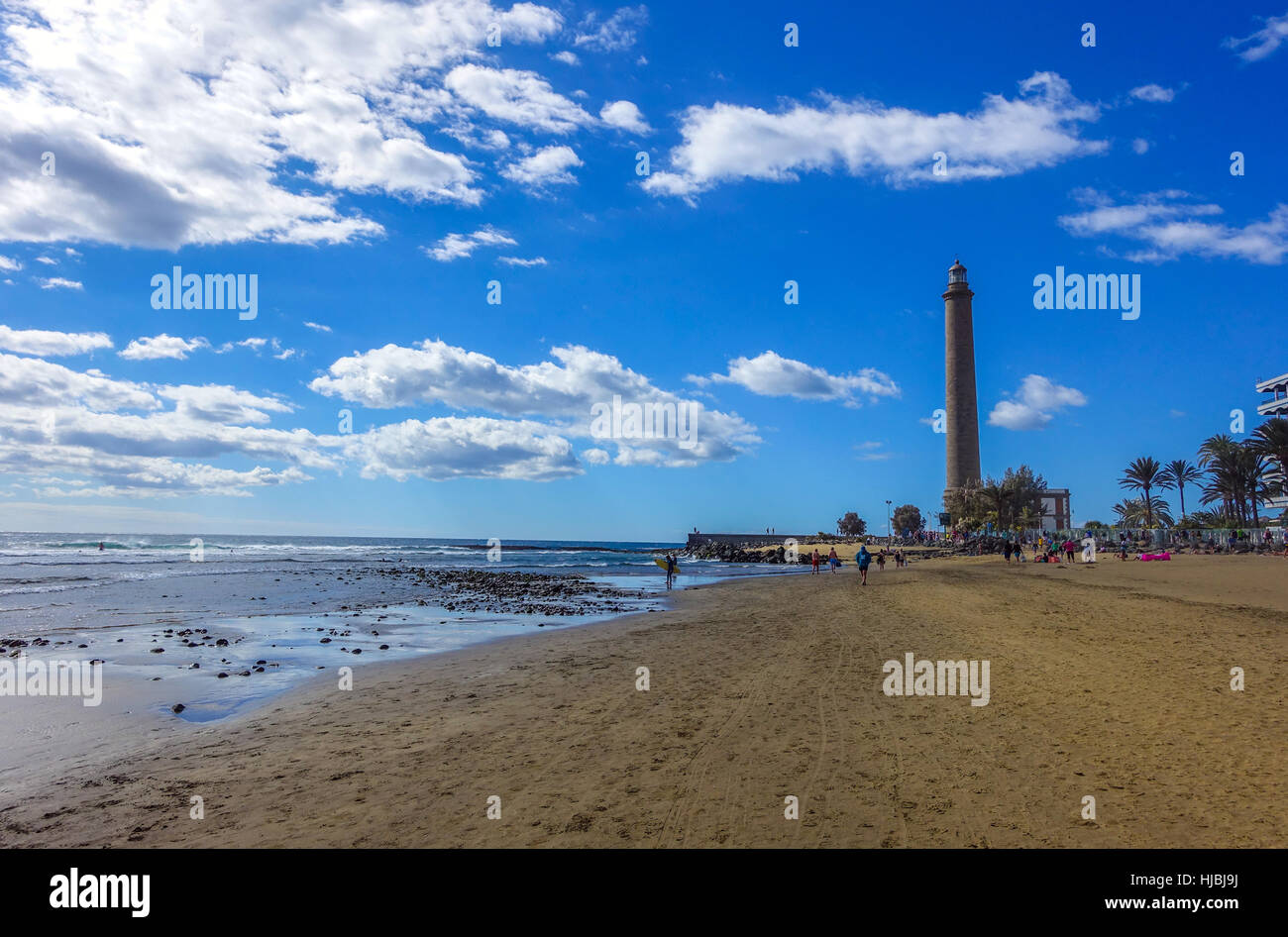 Maspalomas lighthouse gran canaria hi-res stock photography and images ...