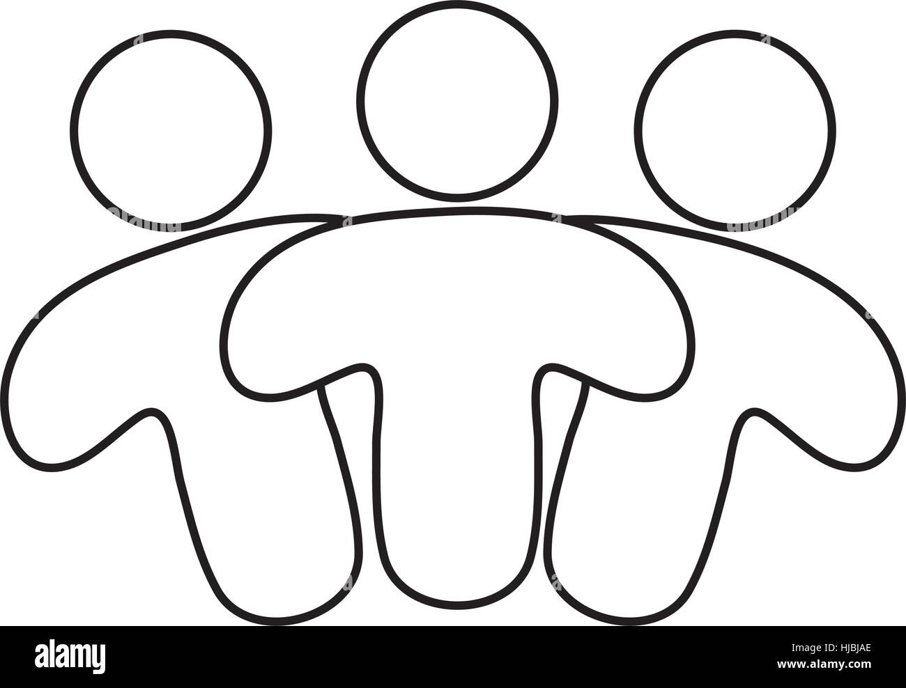 Abstract people symbol icon vector illustration graphic design Stock ...