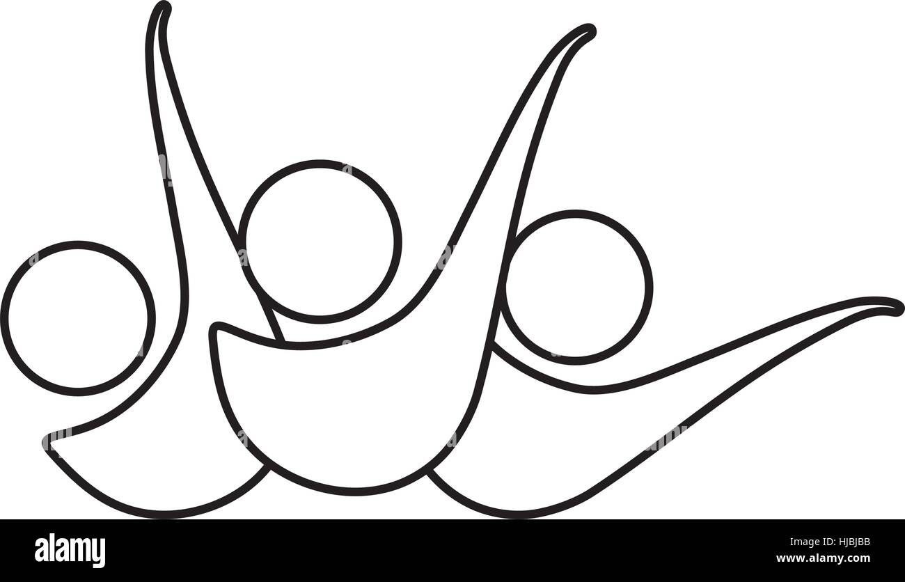 Abstract people symbol icon vector illustration graphic design Stock ...