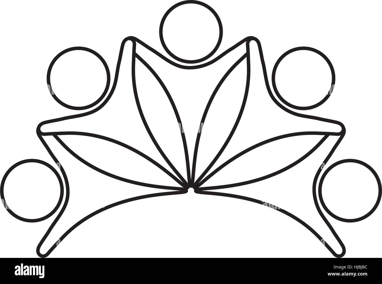 Abstract people symbol icon vector illustration graphic design Stock ...
