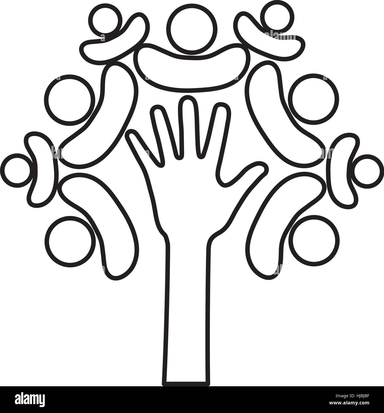 Abstract people symbol icon vector illustration graphic design Stock ...