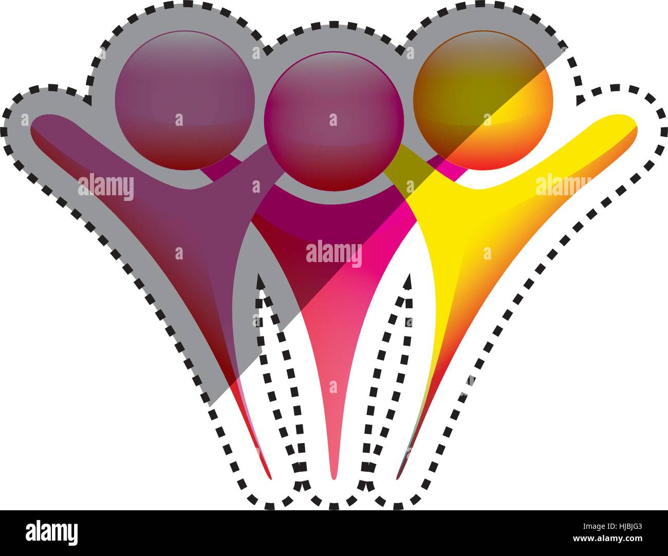 Abstract people symbol icon vector illustration graphic design Stock ...