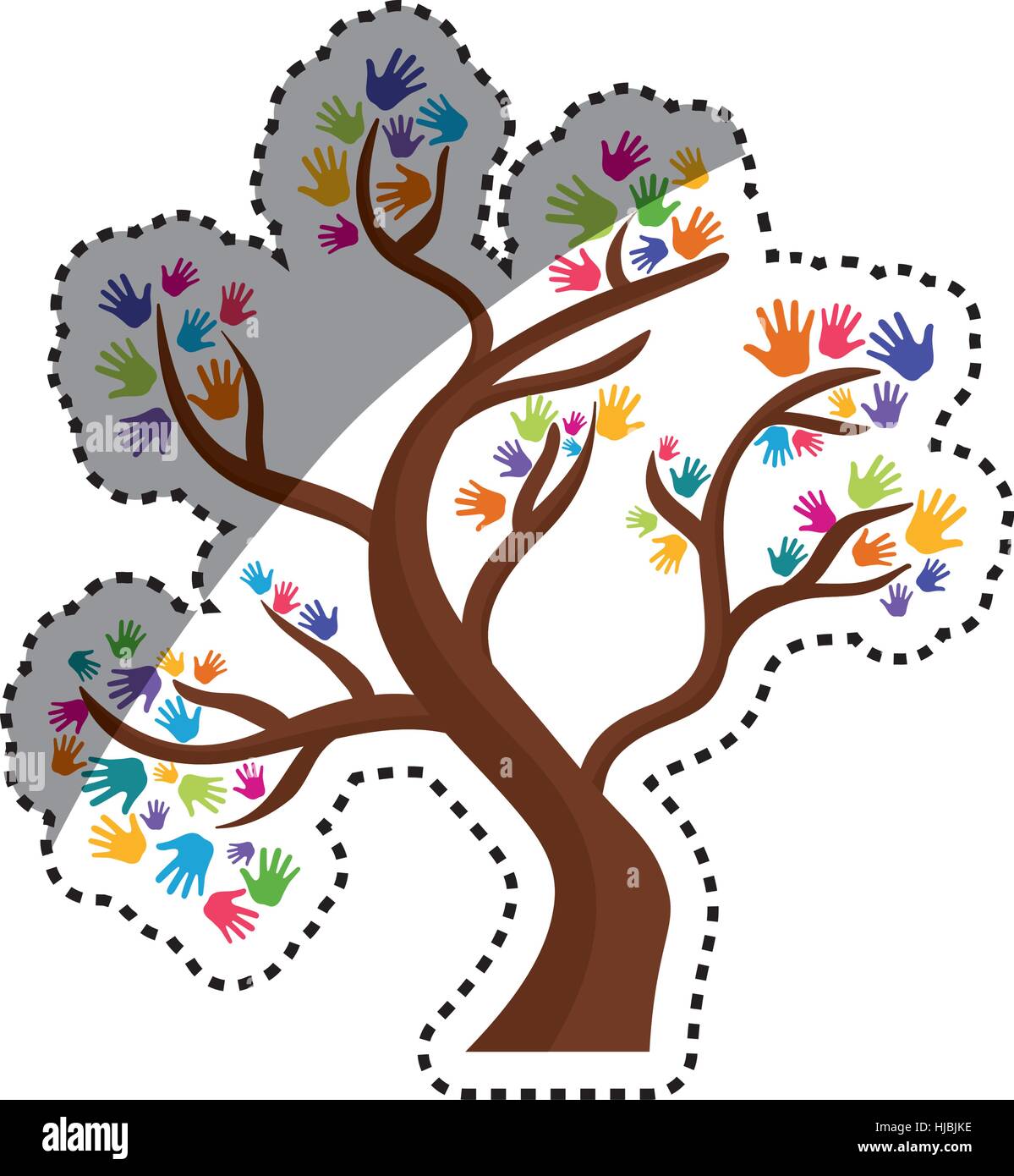 Blue sign with adult and child Stock Vector Images - Alamy