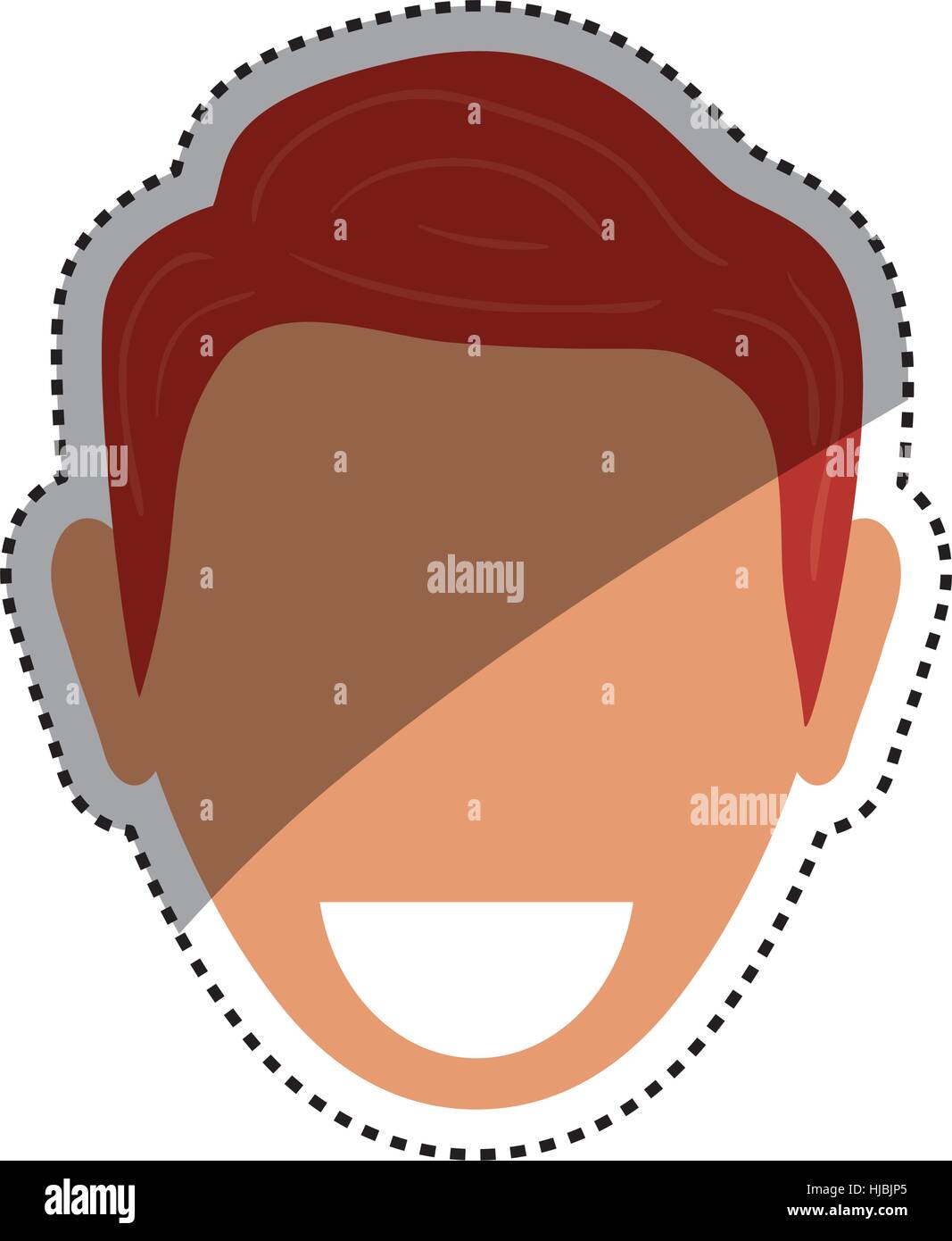 Man faceless smiling Stock Vector Image & Art - Alamy