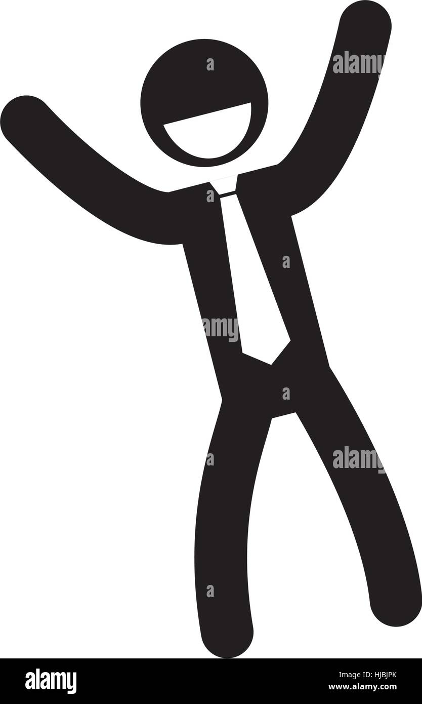 successful businessman pictogram Stock Vector Image & Art - Alamy