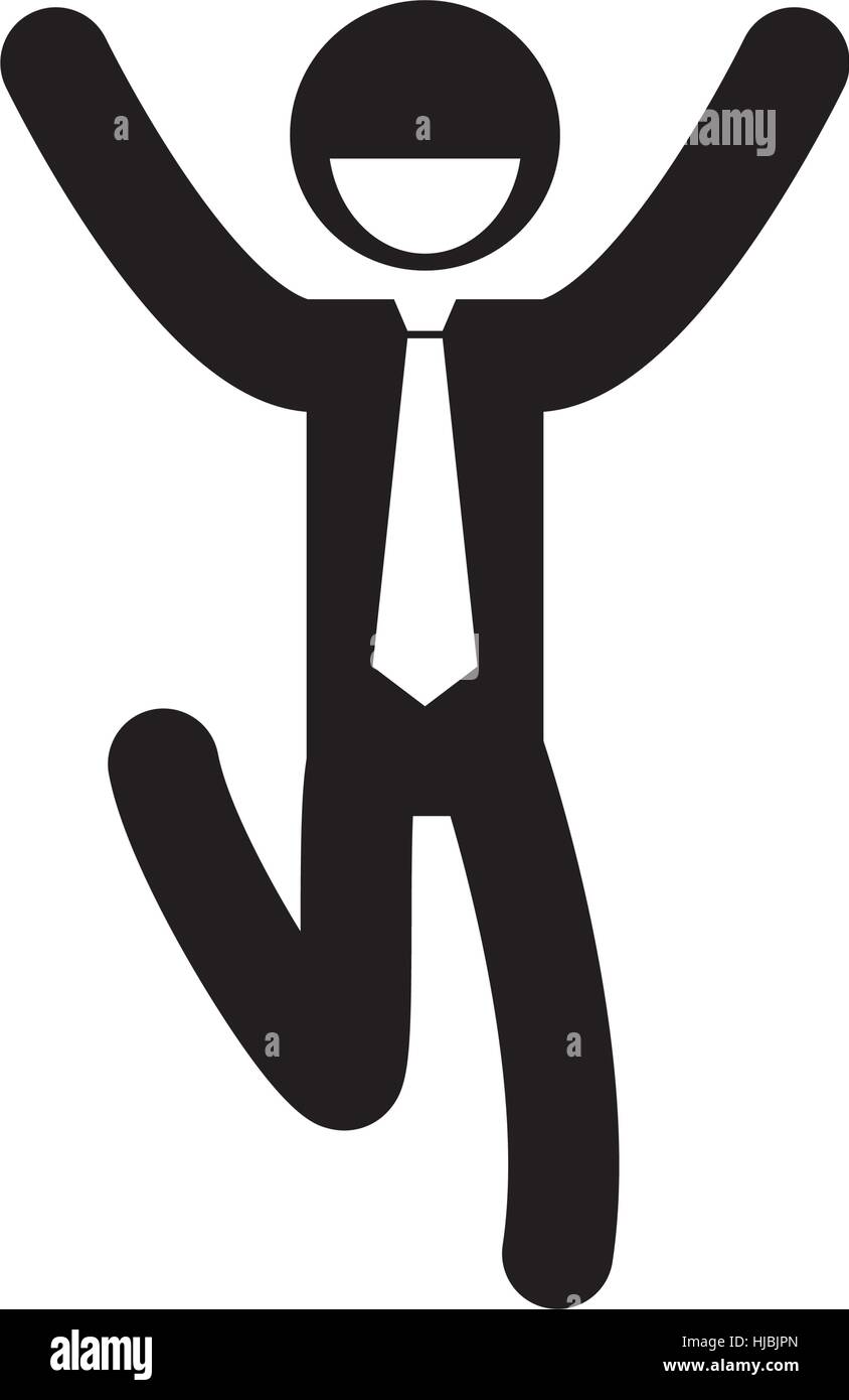 successful businessman pictogram Stock Vector Image & Art - Alamy