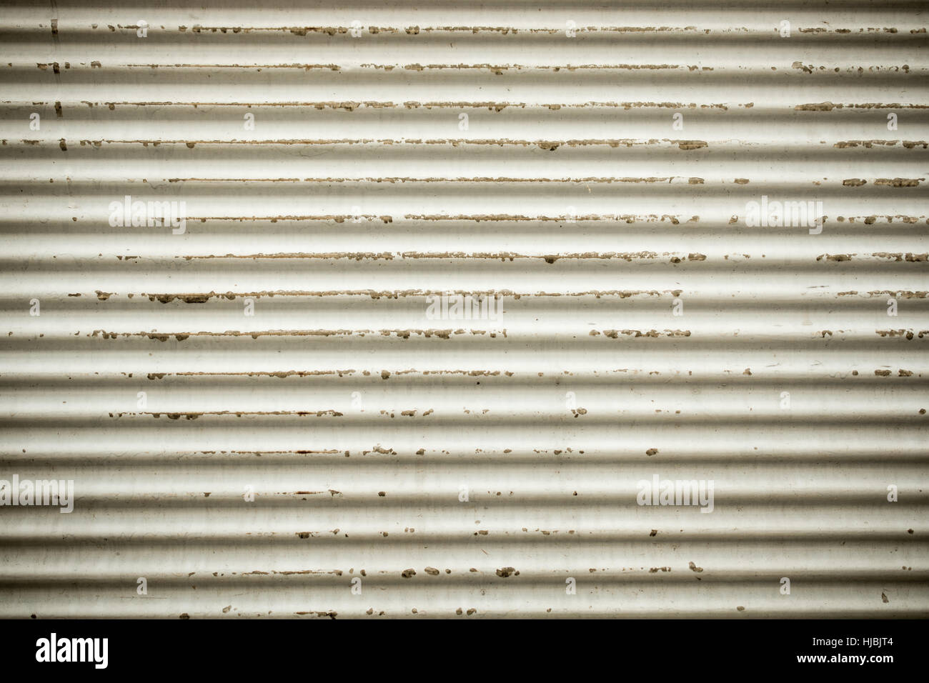Straight lines on a shop front shutter as a metal background Stock ...