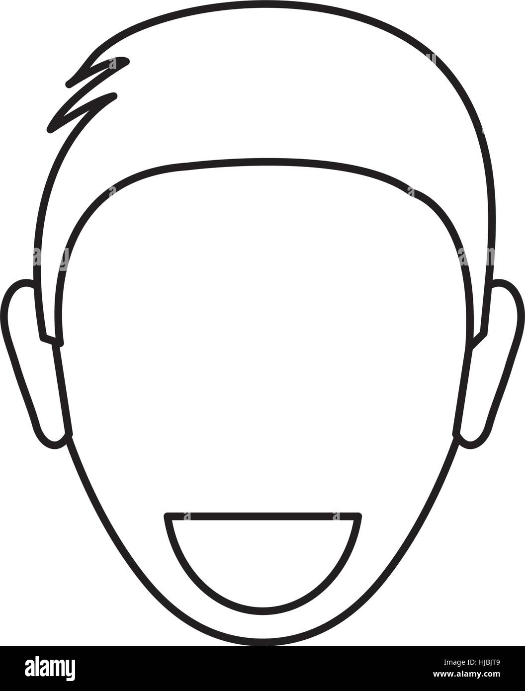 Man faceless smiling Stock Vector Image & Art - Alamy