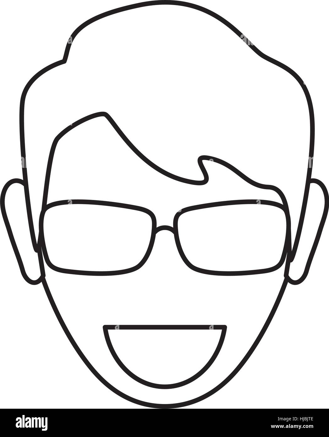 Man faceless smiling Stock Vector Image & Art - Alamy