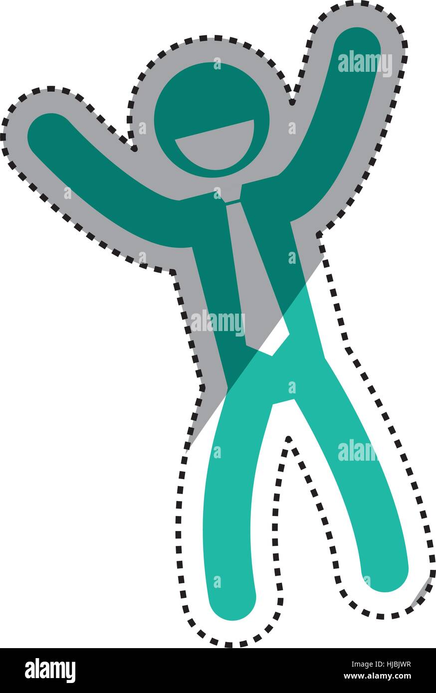 successful businessman pictogram Stock Vector Image & Art - Alamy