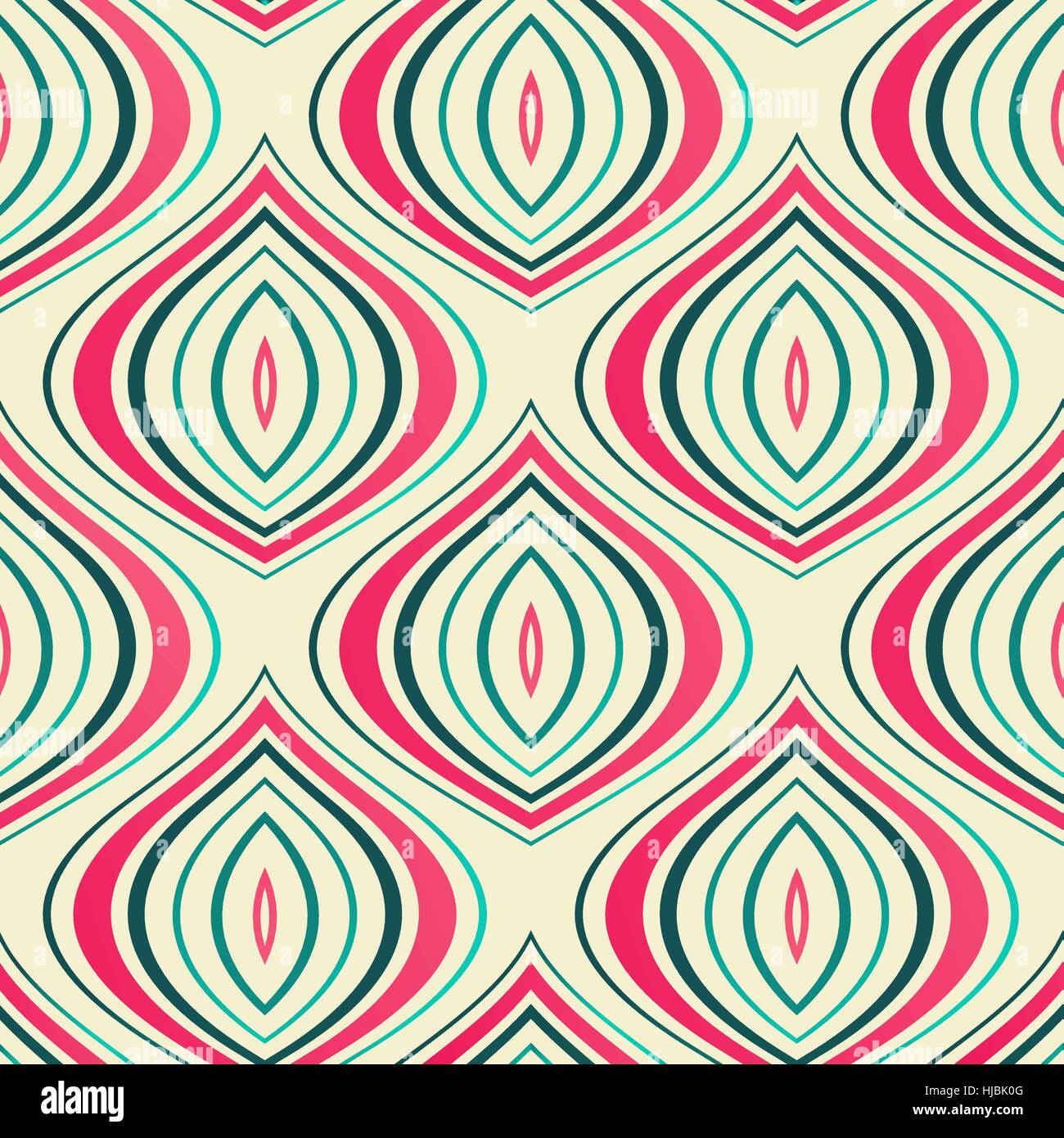 Vector vintage seamless pattern background. Retro style Stock Vector ...