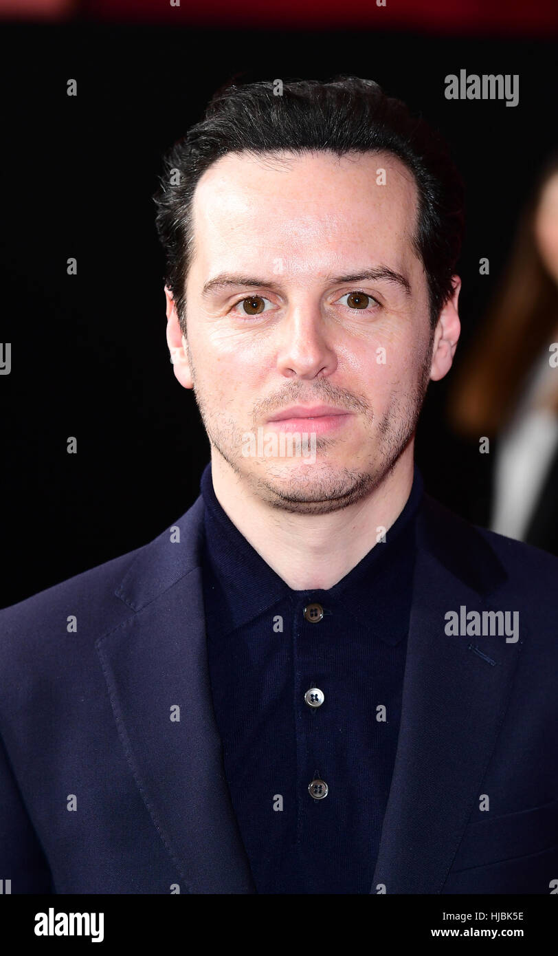 Andrew Scott arriving at the UK Gala screening of Denial at the Ham ...