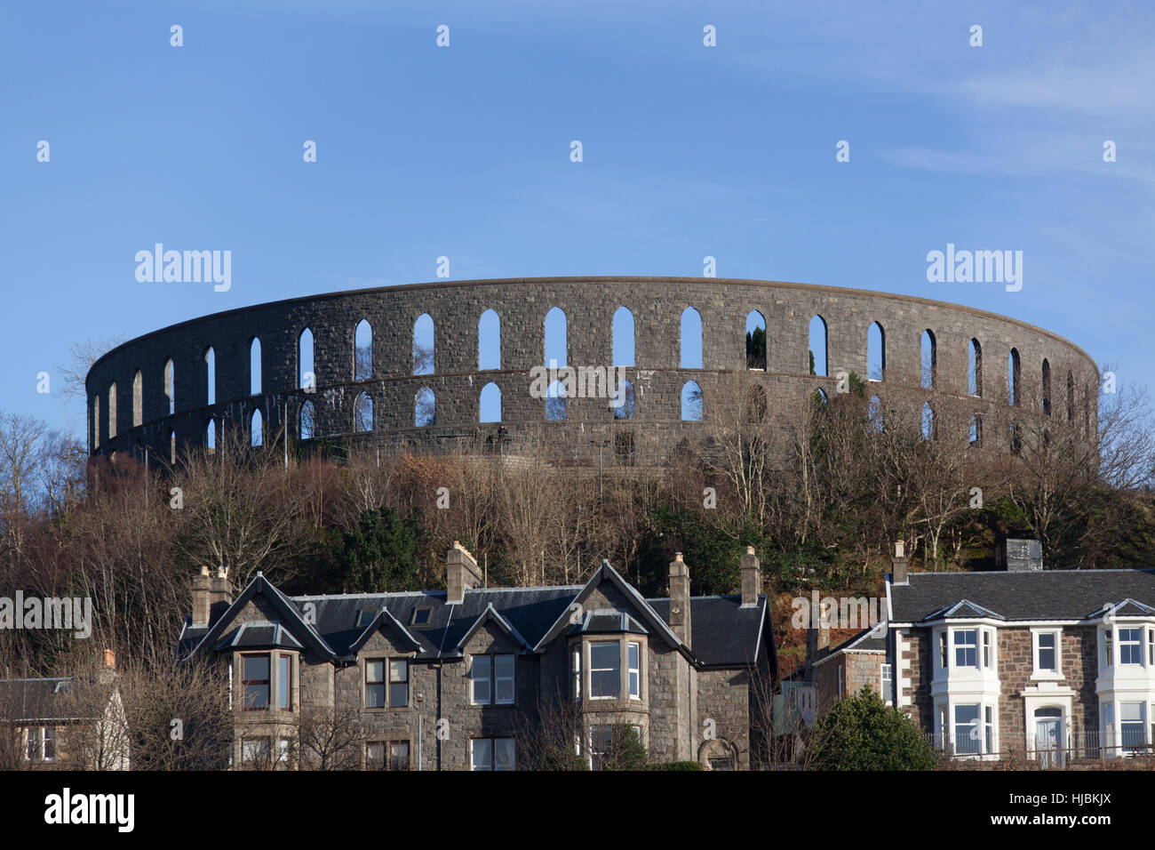 Oban folly monument hi-res stock photography and images - Alamy