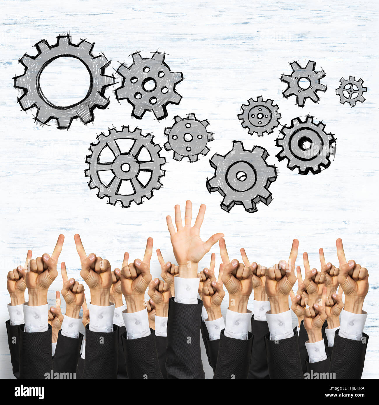 Business and teamwork concept Stock Photo - Alamy