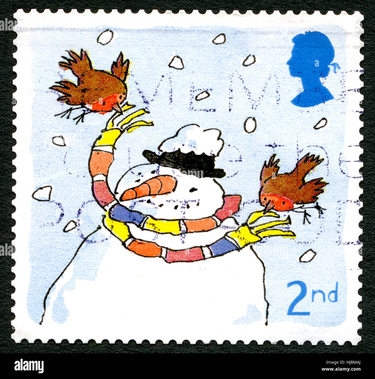 GREAT BRITAIN - CIRCA 2001: A used postage stamp from the UK, depicting ...