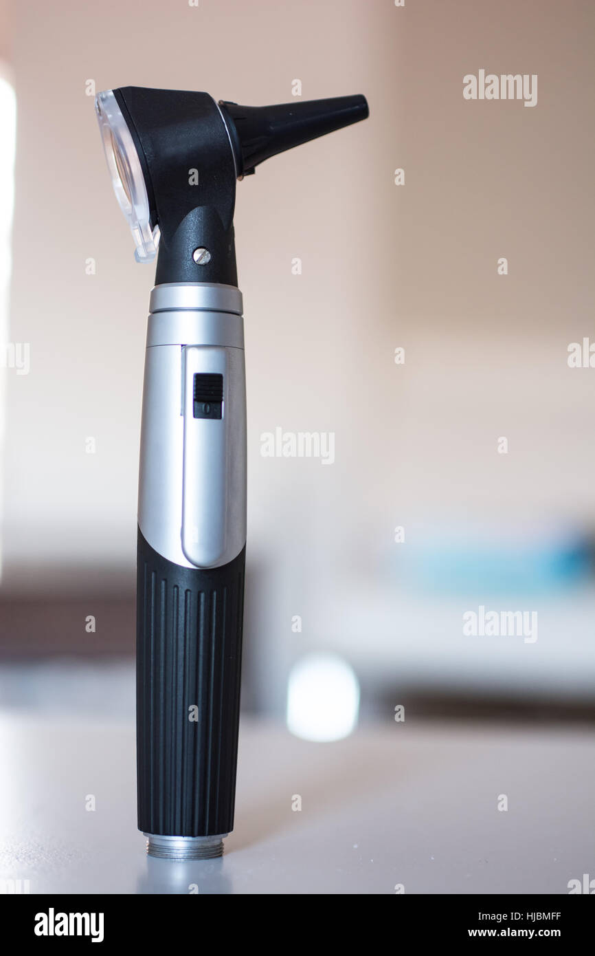 Otoscope for ears Stock Photo - Alamy