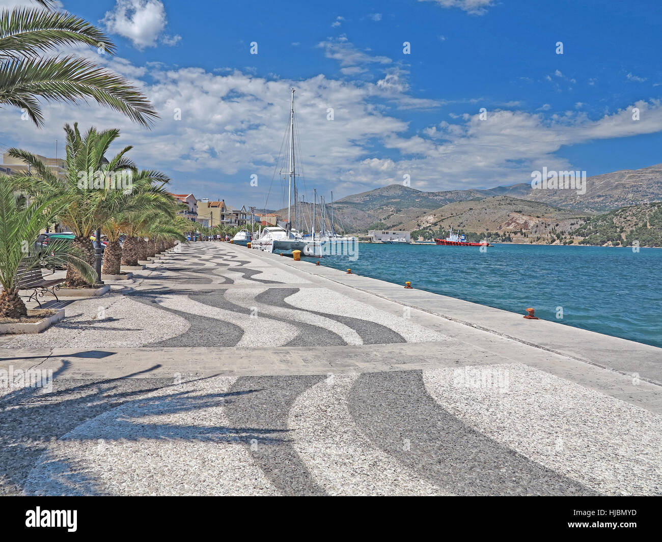 Argostoli harbour kefalonia greece hi-res stock photography and images ...