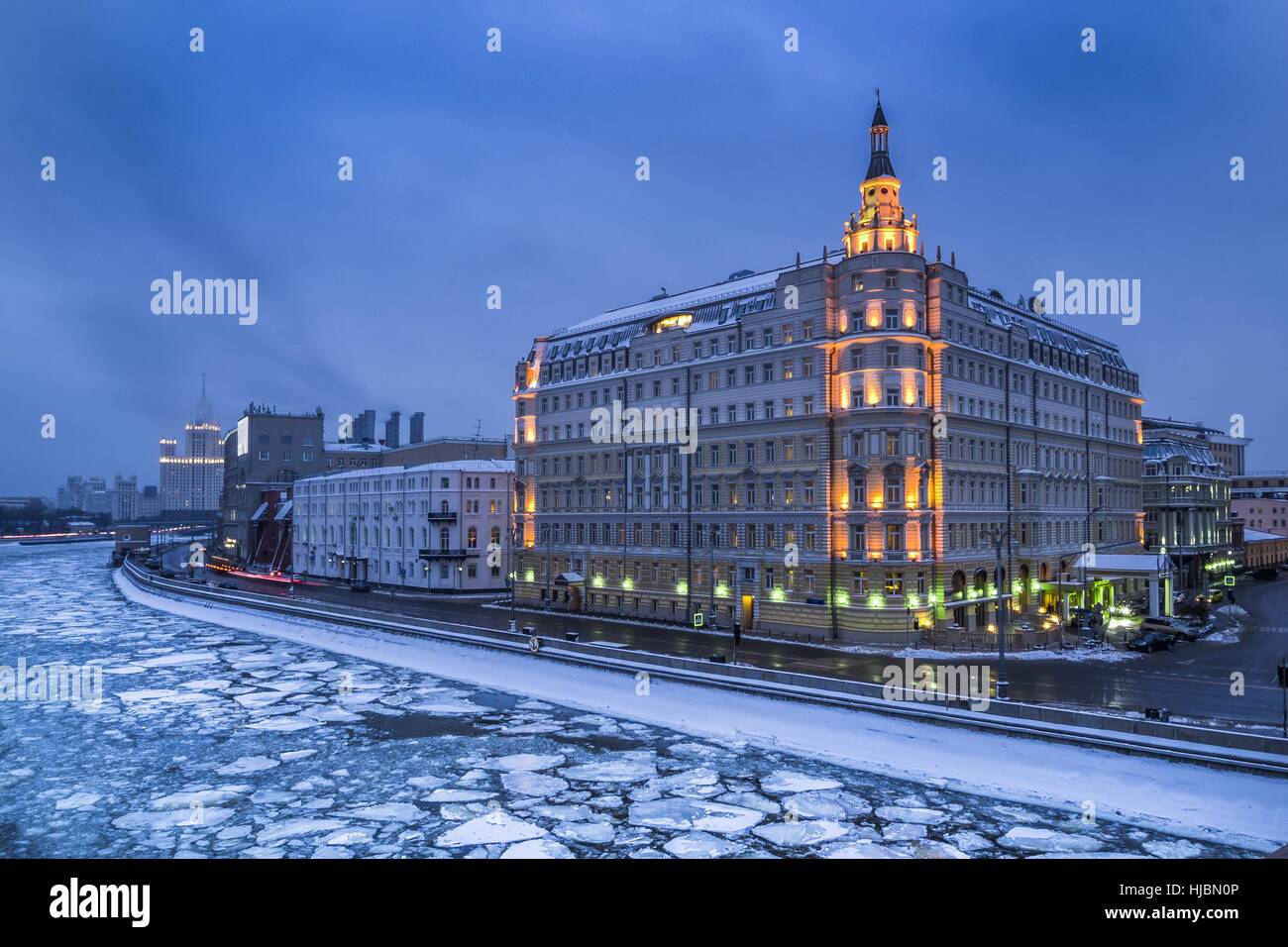 Russia, Moscow. Hotel Baltschug Kempinski Moscow Stock Photo - Alamy