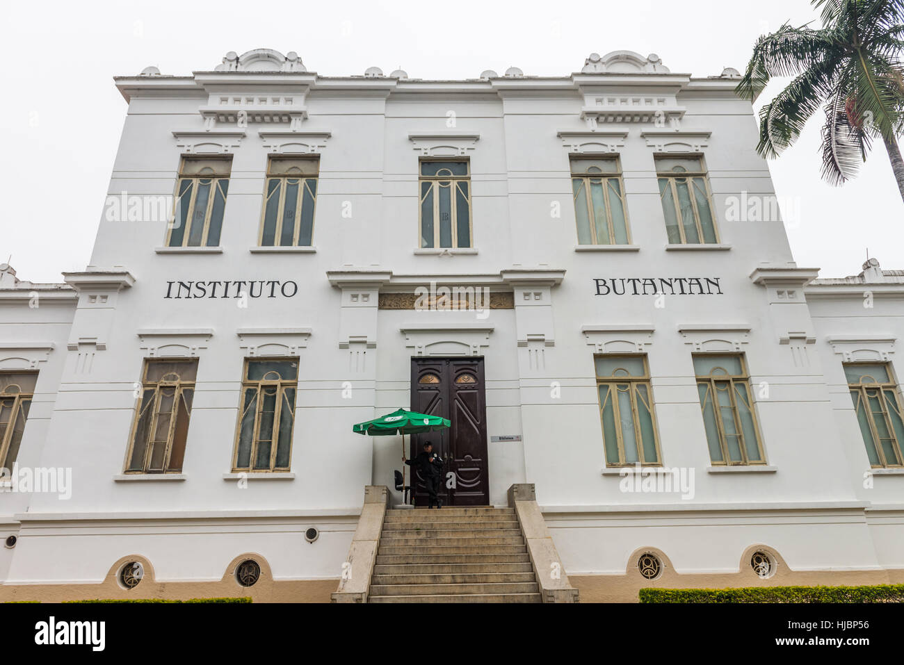 Sao Paulo, Brazil june 18, 2016. Facade of Vital Brazil Building in ...