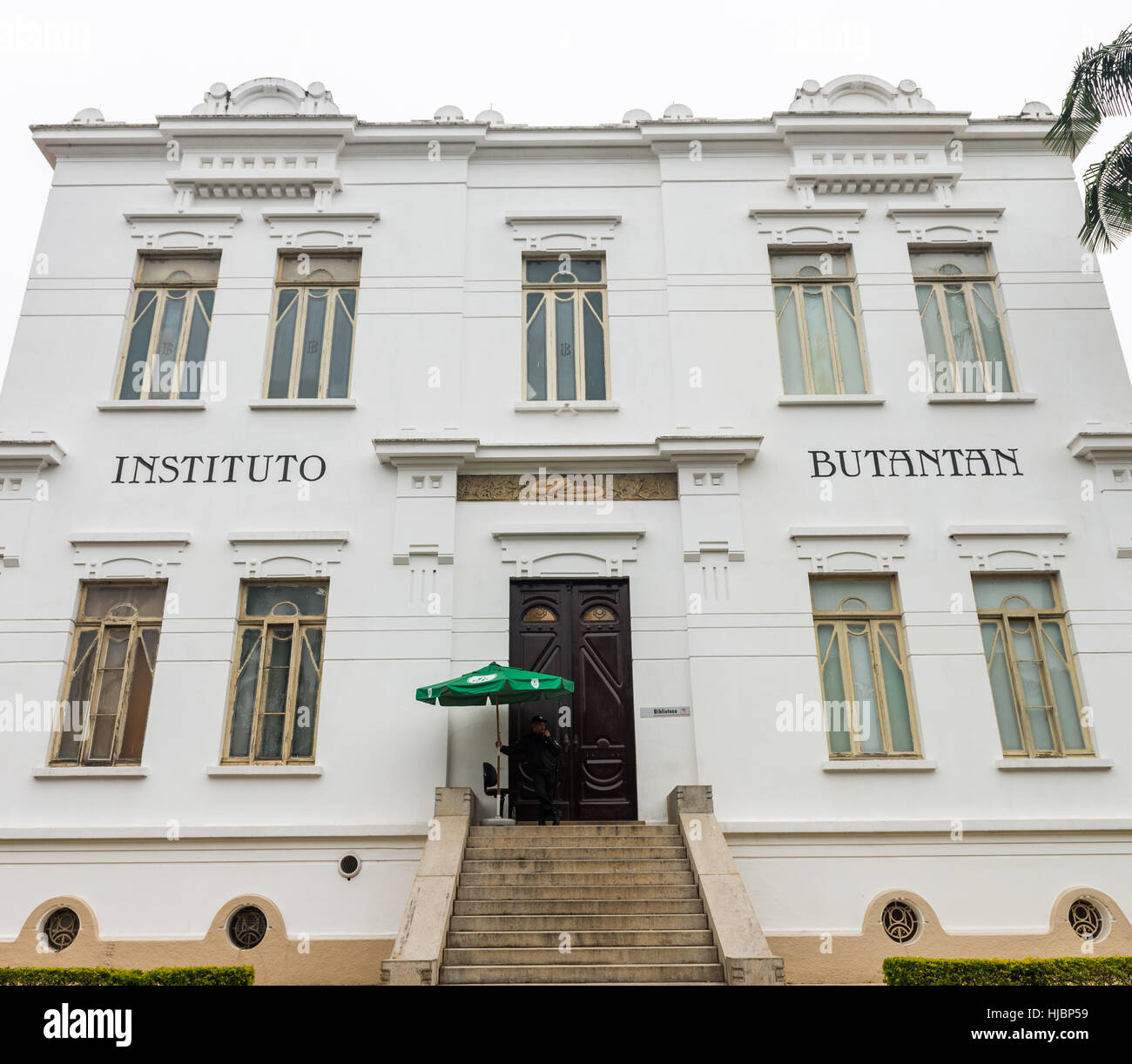 Sao Paulo, Brazil june 18, 2016. Facade of Vital Brazil Building in ...