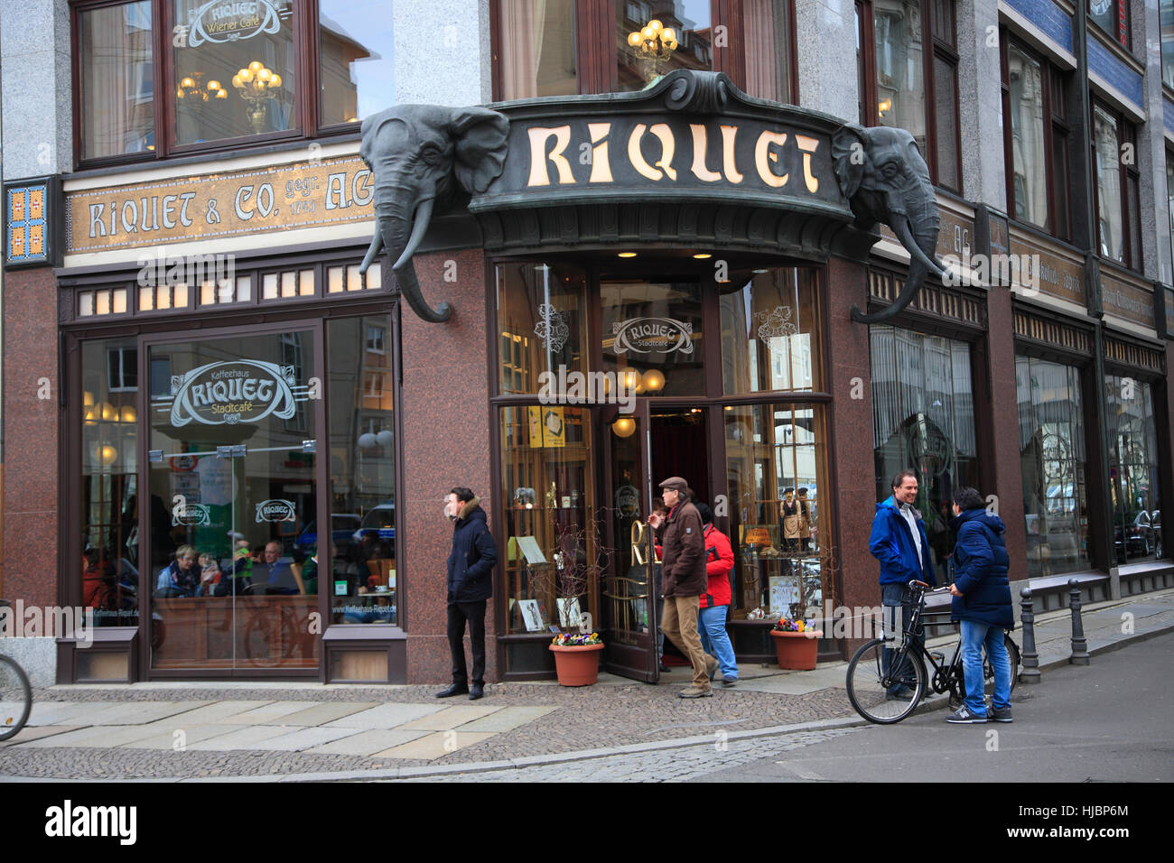 Cafe RIQUET, Leipzig, Saxony, Germany, Europe Stock Photo - Alamy
