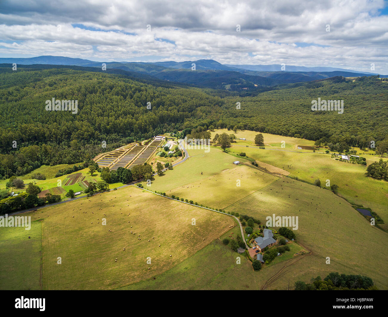Australian farm forest aerial hi-res stock photography and images - Alamy