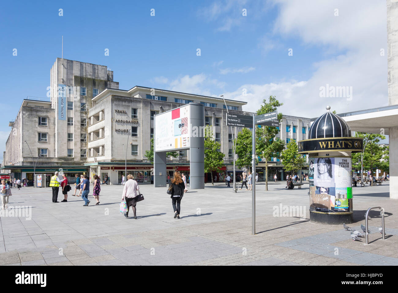 City Centre Devon Uk Buses Stock Photos & City Centre Devon Uk Buses ...