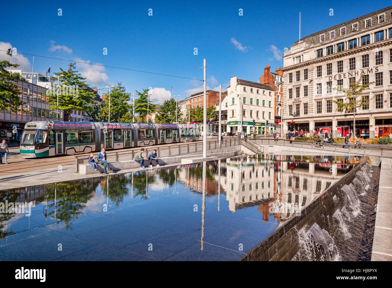 Nottingham Market Square Stock Photos & Nottingham Market Square Stock ...