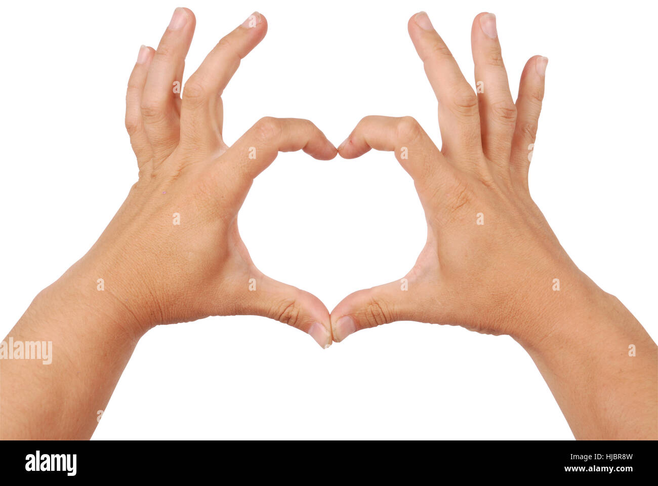 Two hands form heart shape hi-res stock photography and images - Alamy