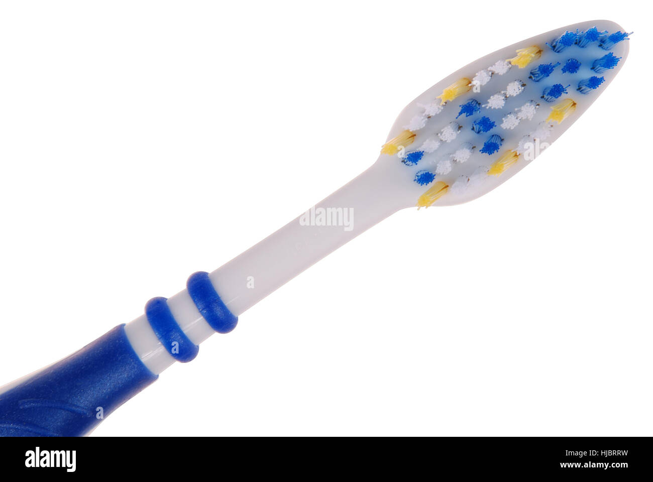 Colored toothbrush. Isolated on white background. Clipping path ...