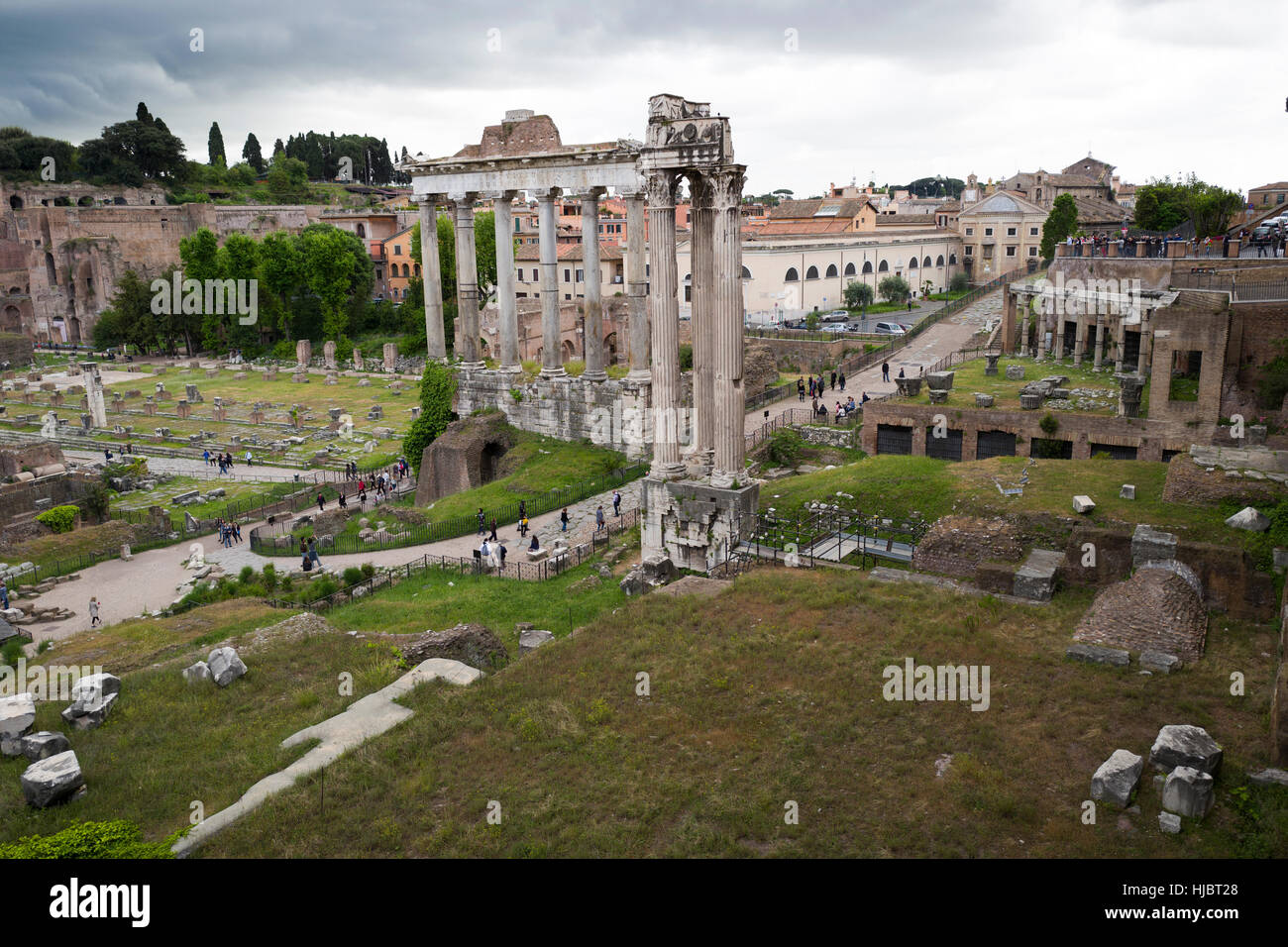 Forum Romanum, ancient Rome Stock Photo - Alamy