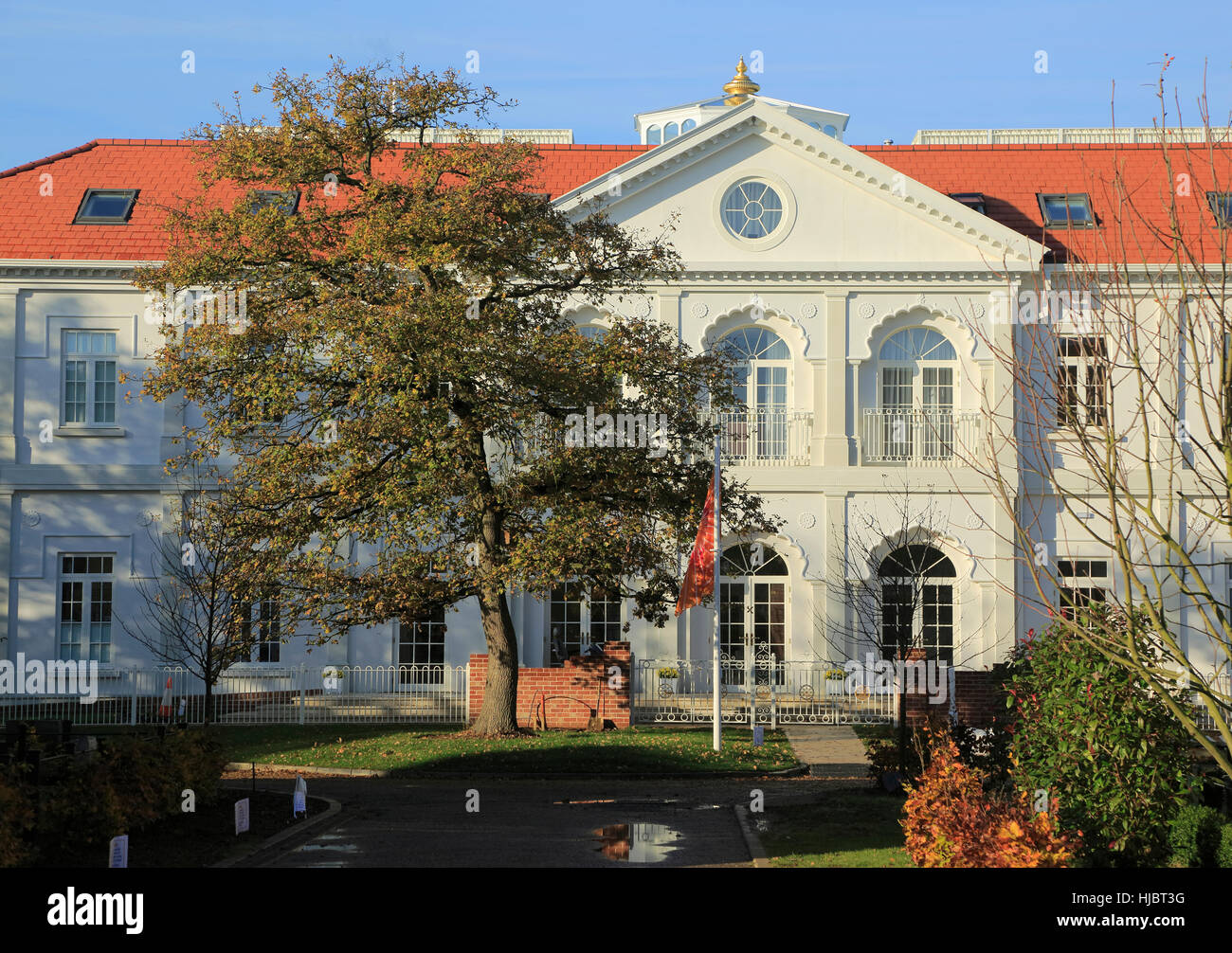 Peace Palace temple, Maharishi Garden Village, Rendlesham, Suffolk ...