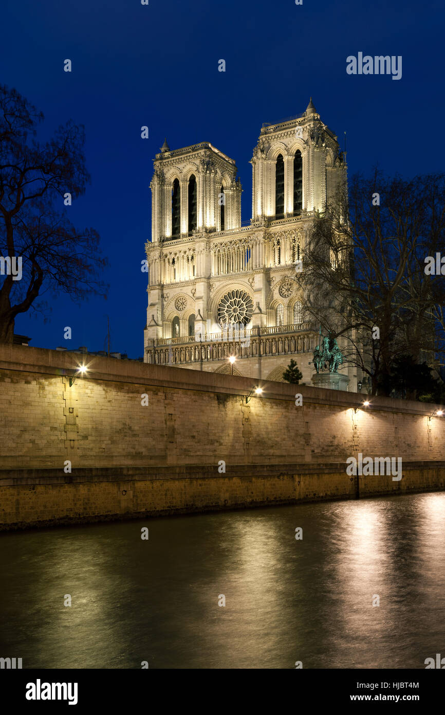 tower, city, town, colour, stone, cathedral, night, nighttime, lights ...