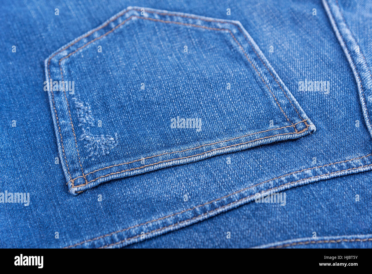 The pockets of denim pants Stock Photo - Alamy