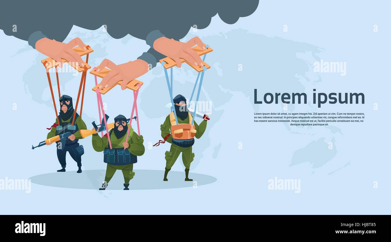 Terrorism Armed Terrorist Black Mask Hold Weapon Machine Gun Planning ...