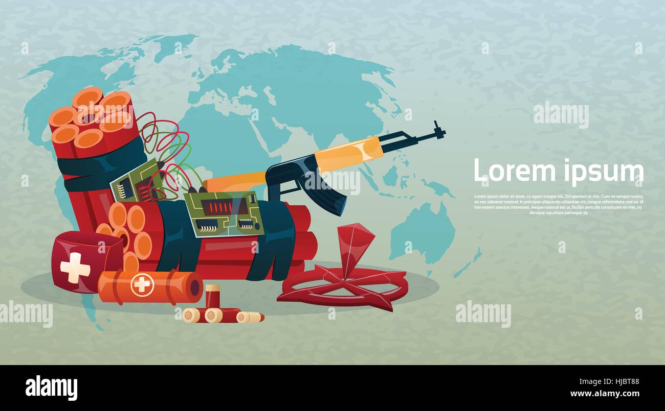 World conflict map Stock Vector Images - Alamy