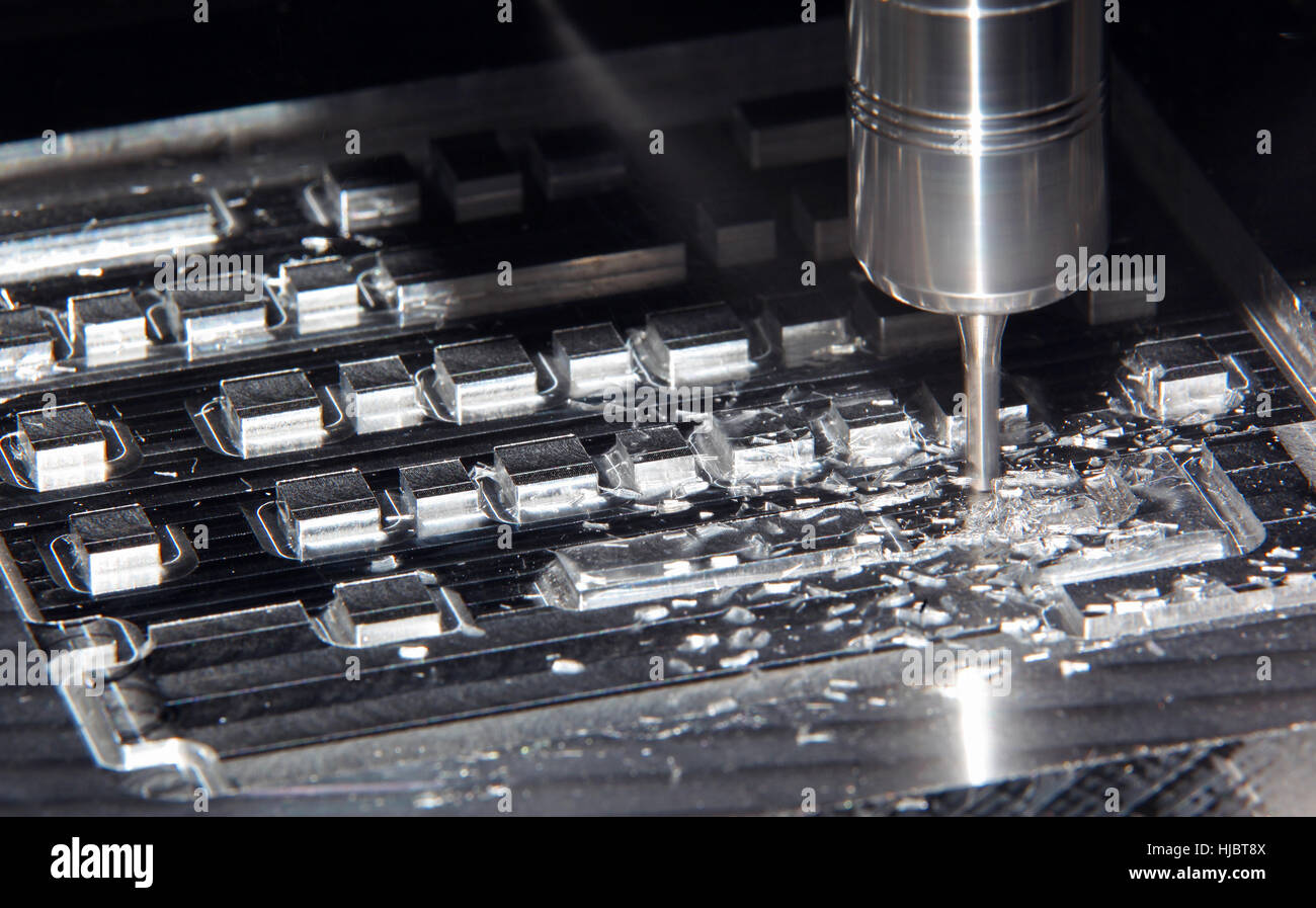 high speed milling of aluminum Stock Photo - Alamy