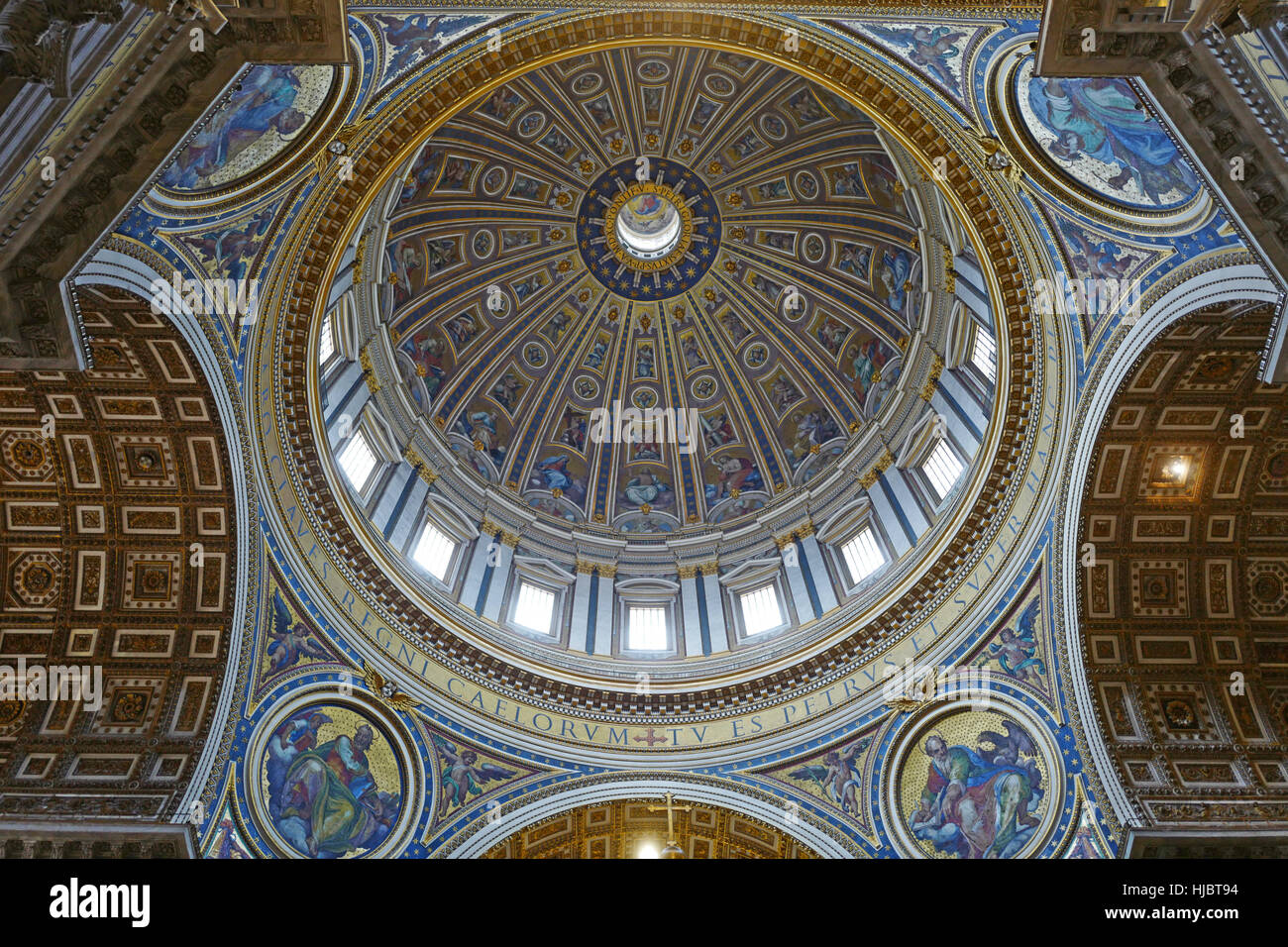 painted ceilings in the Vatican museum, Rome Stock Photo - Alamy