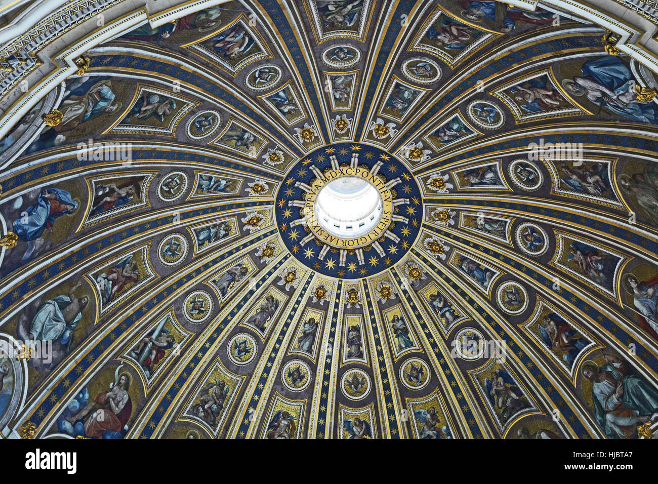 painted ceilings in the Vatican museum, Rome Stock Photo - Alamy
