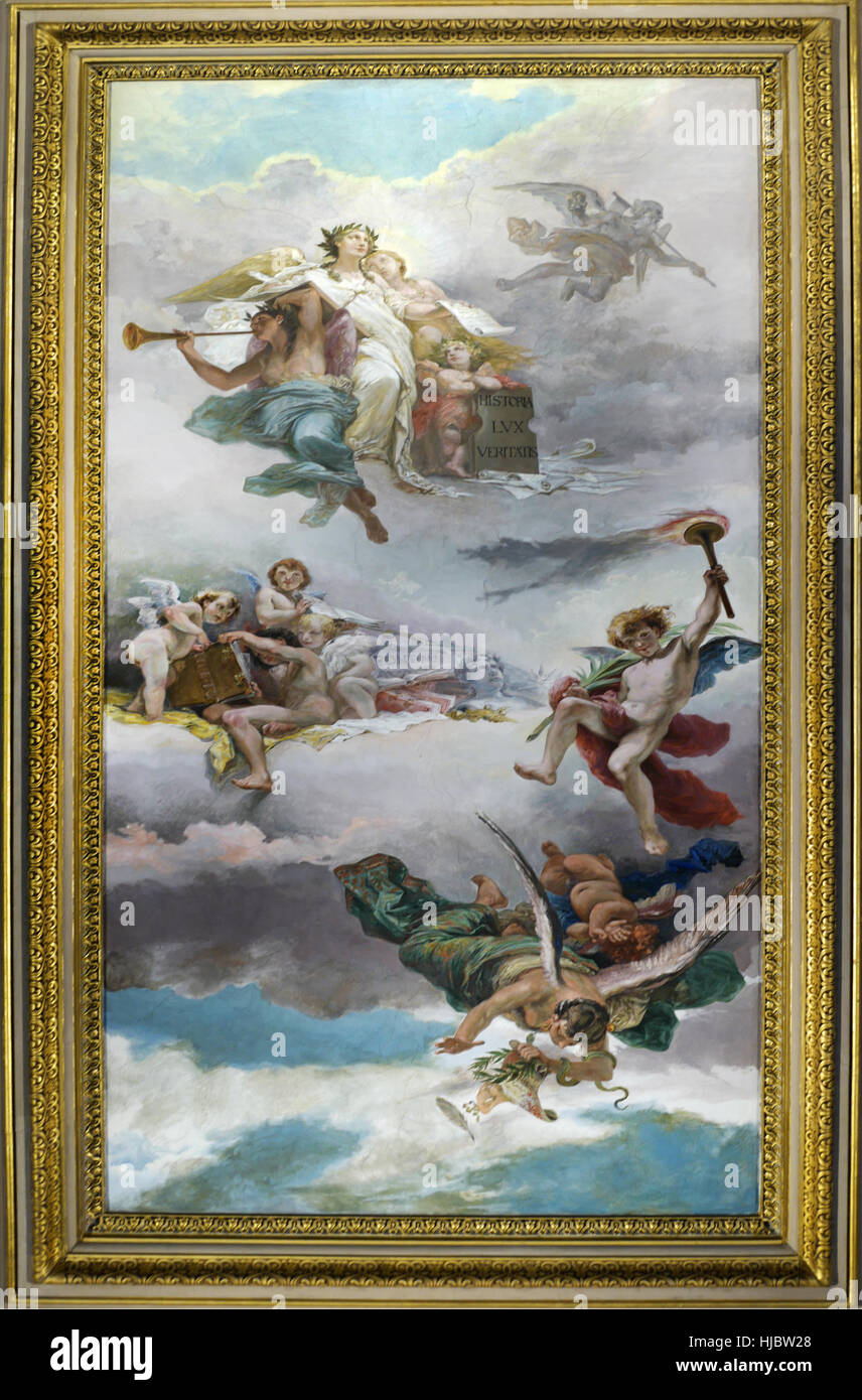 painted ceilings in the Vatican museum, Rome Stock Photo - Alamy