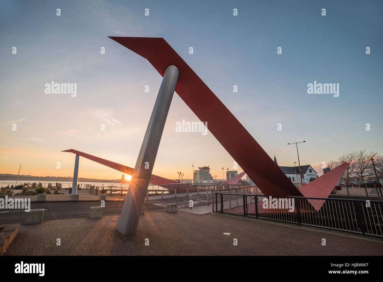 Porth Teigr Bridge, Cardiff Bay. Know locally as Origami Bridge ...